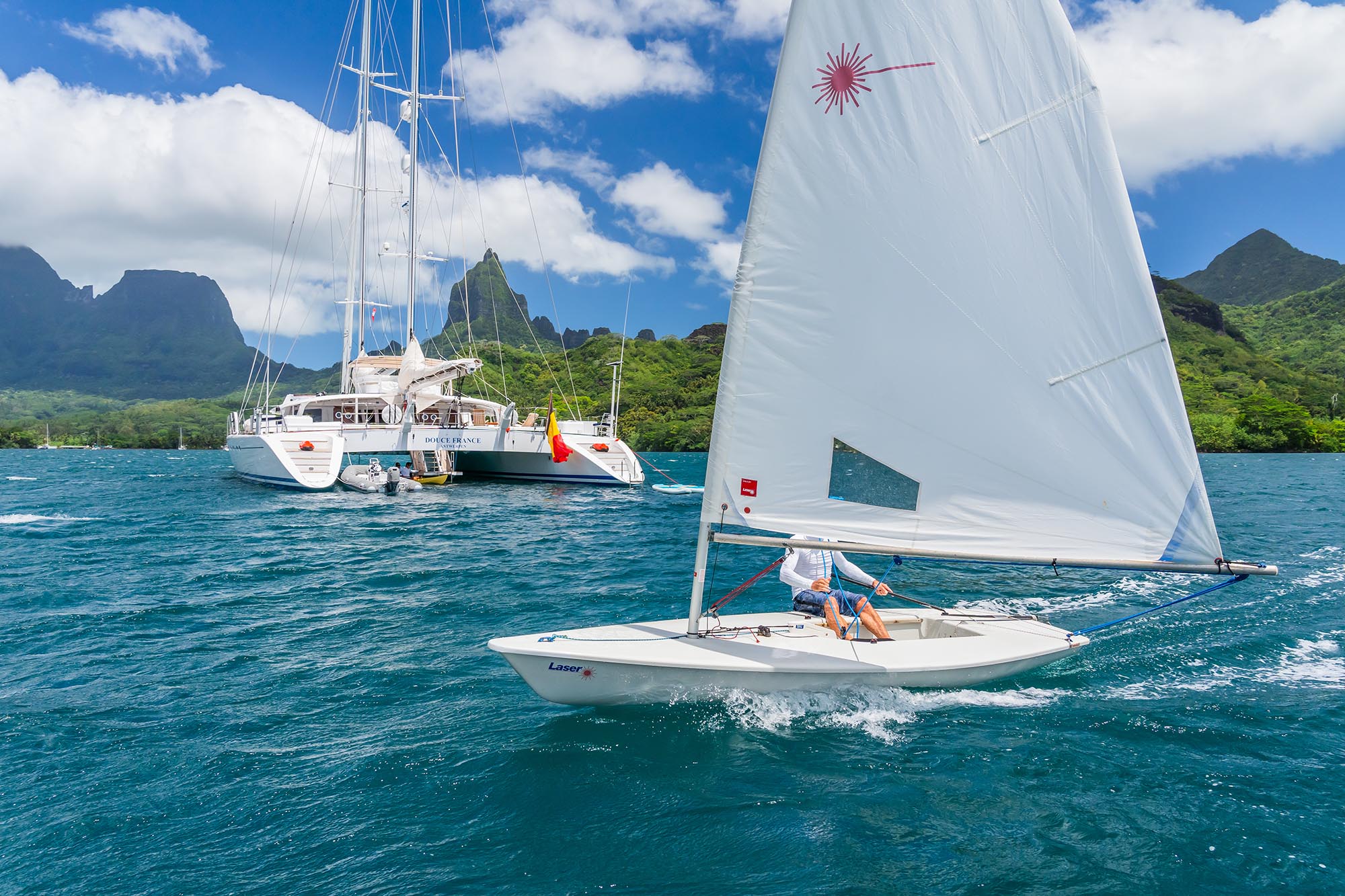 Sailing Yacht for Charter in Tahiti - Douce France